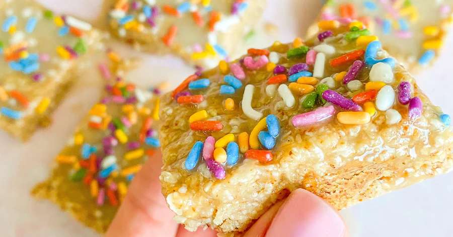 No-Bake Funfetti Protein Bars & Nature Made®