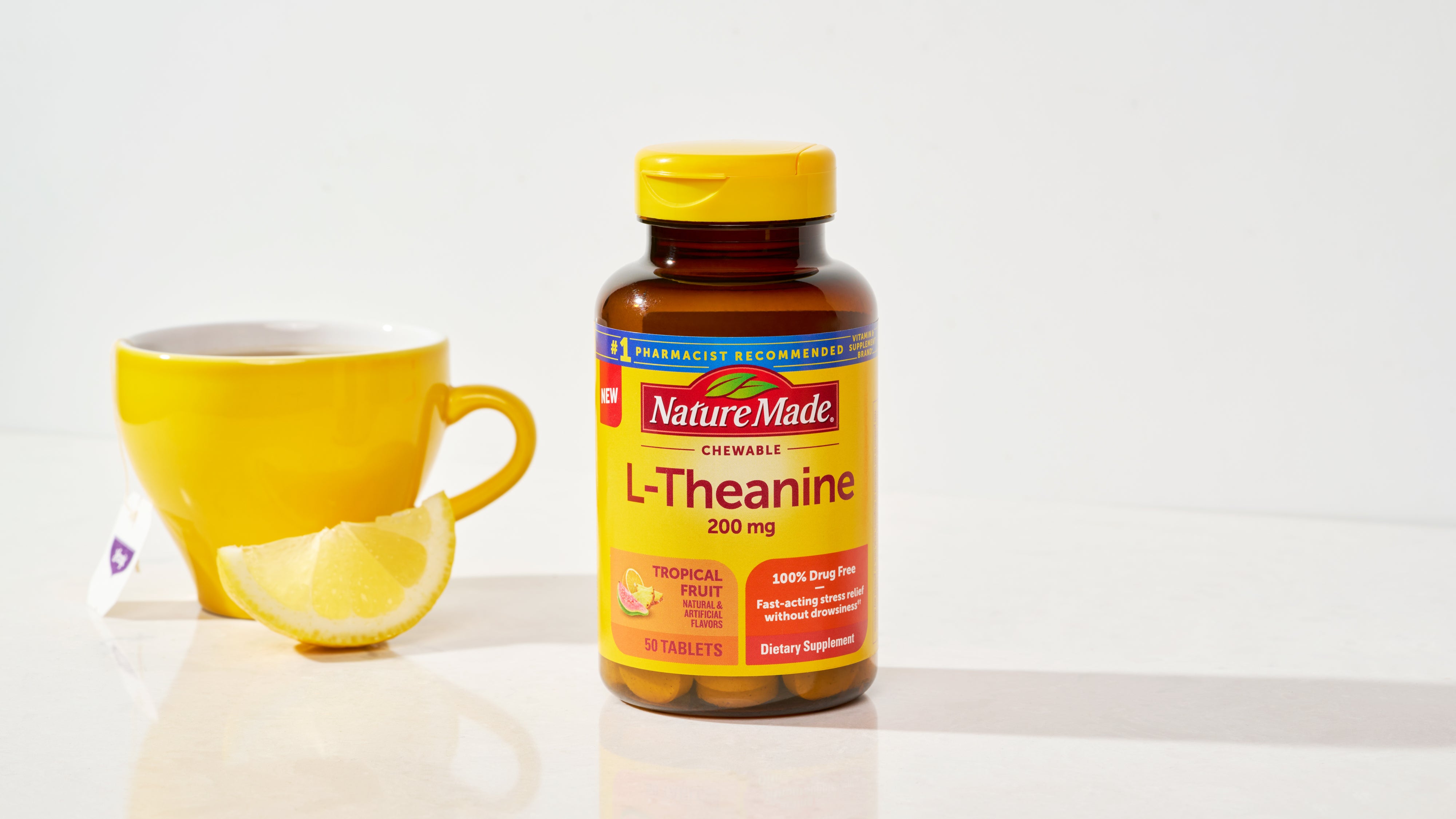 Buy L-Theanine Supplements Online from Nature Made® for Sleep & Stress ...