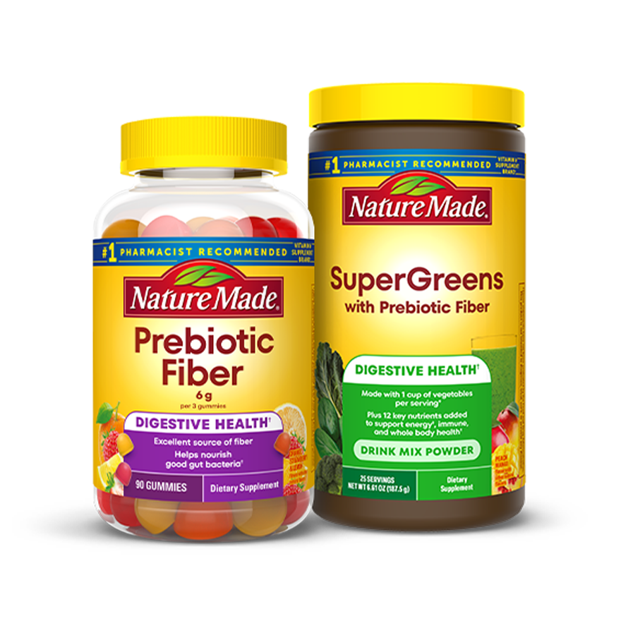 Prebiotic Supplements for Digestive & Gut Health & Nature Made®