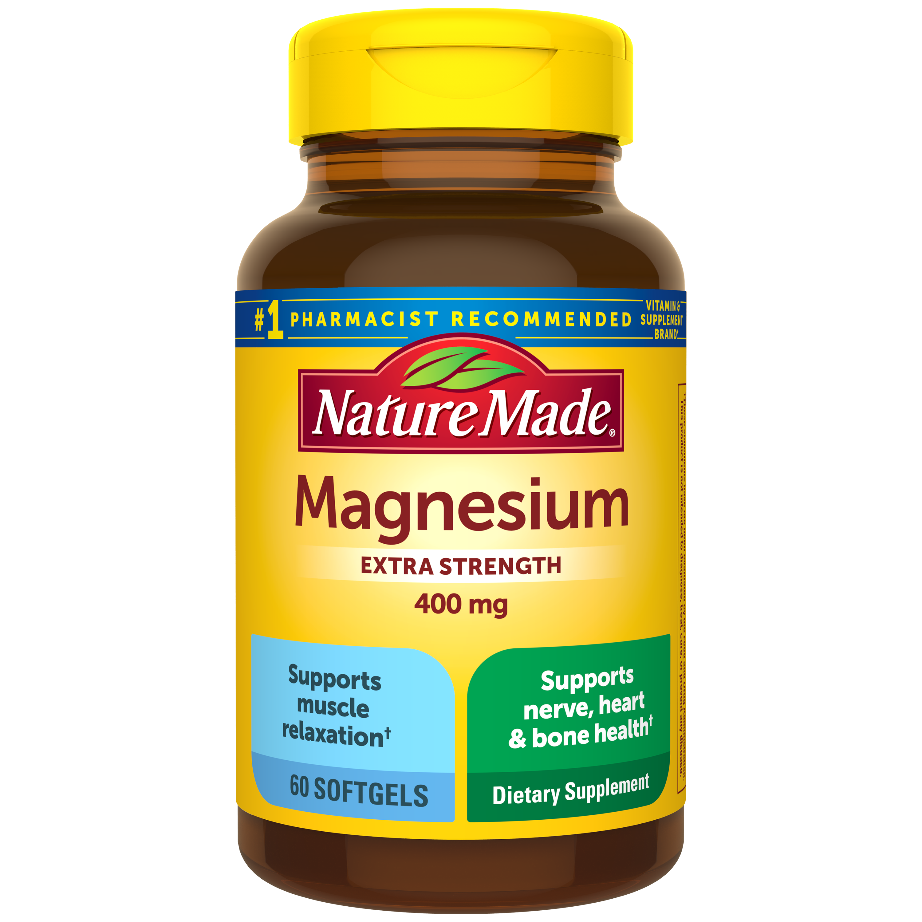 Extra Strength Magnesium 400 mg | For Healthy Bones & Nature Made®