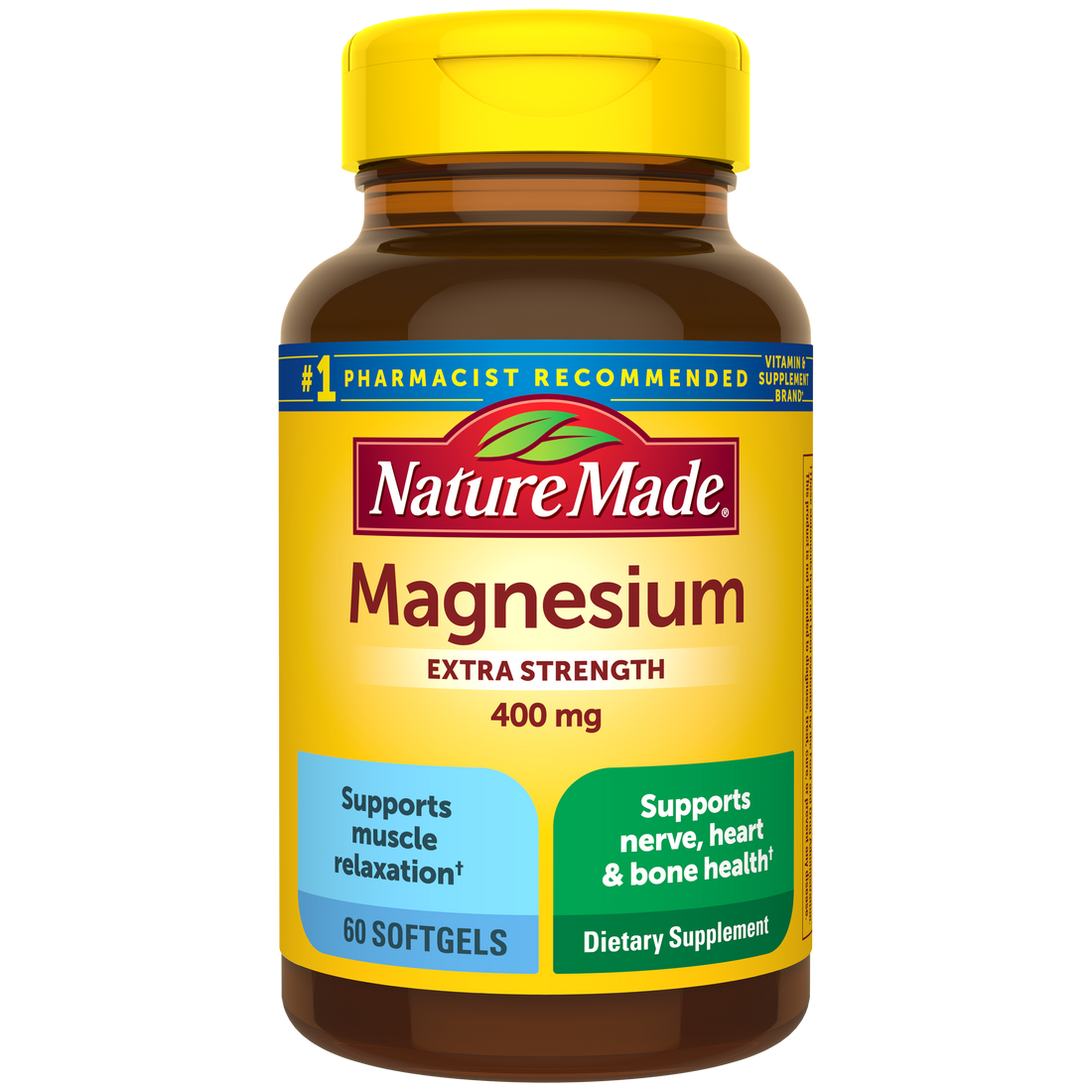 Extra Strength Magnesium 400 mg | For Healthy Bones & Nature Made®