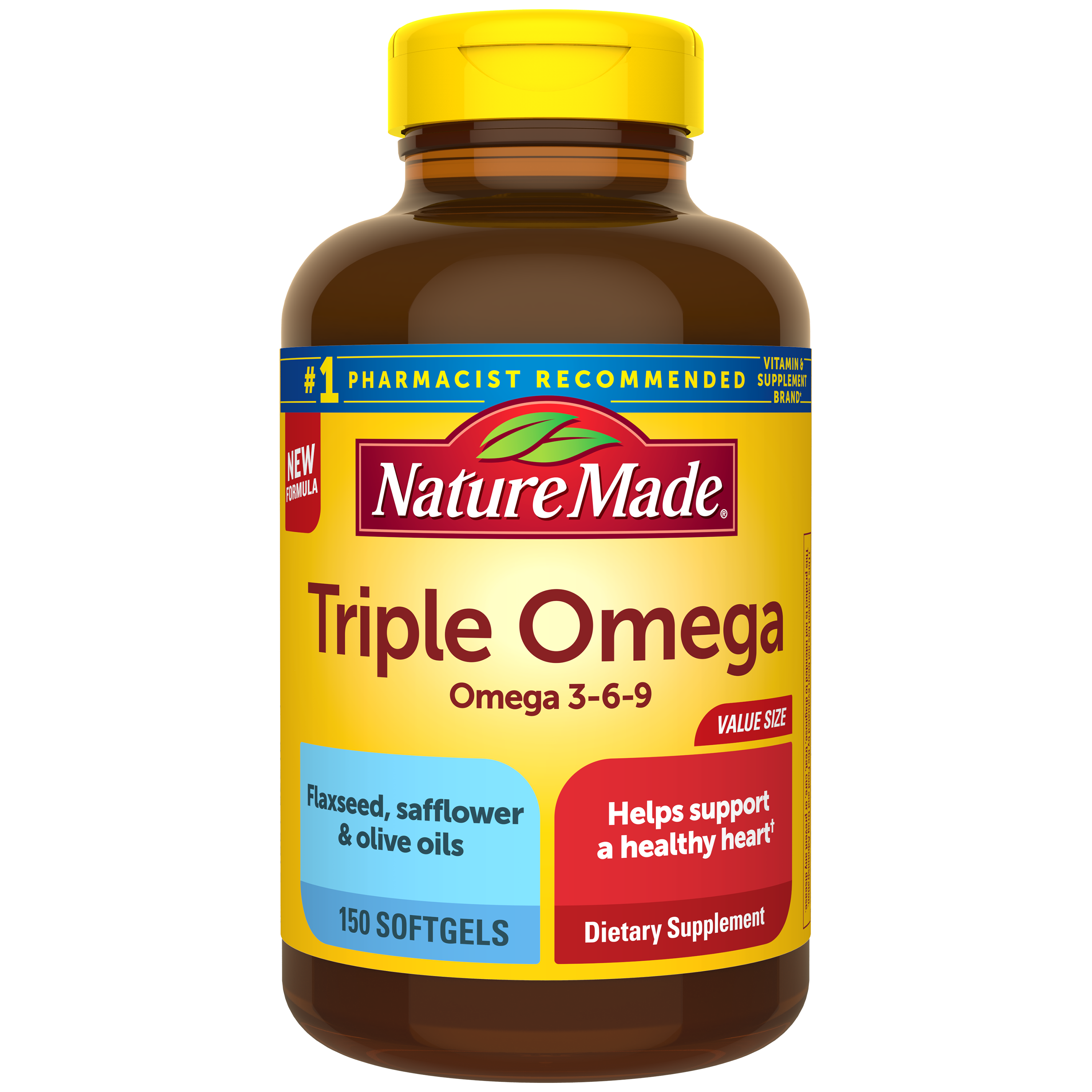 Triple Omega 3, 6, 9 Softgel | For Heart Health | Nature Made®