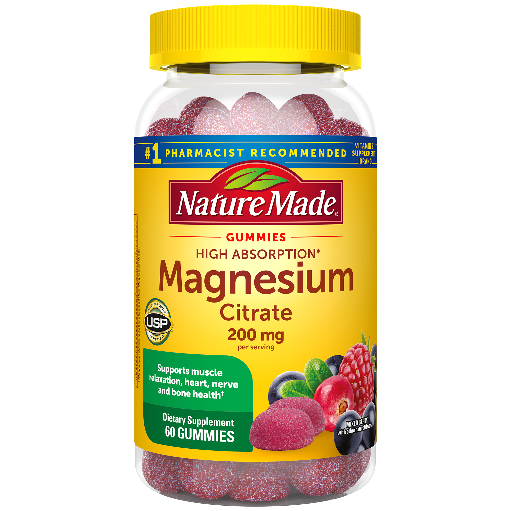 High Absorption Magnesium Citrate Gummies & Nature Made®