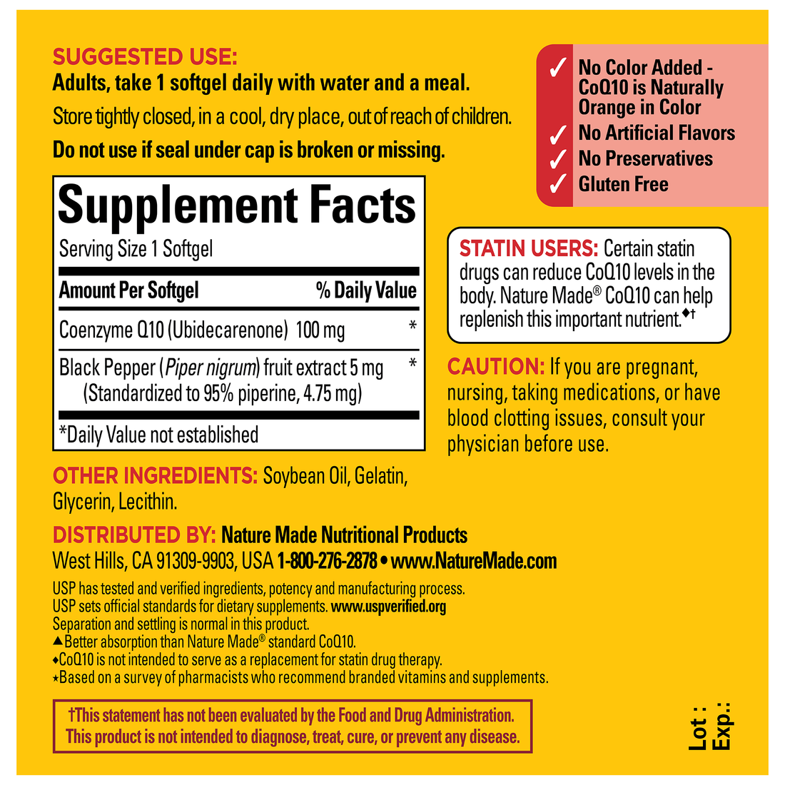 Better Absorption CoQ10 100 mg | Supports Heart Function | Nature Made®