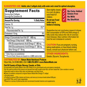 Extra Strength Omega-3†† From Fish Oil Minis | Nature Made®