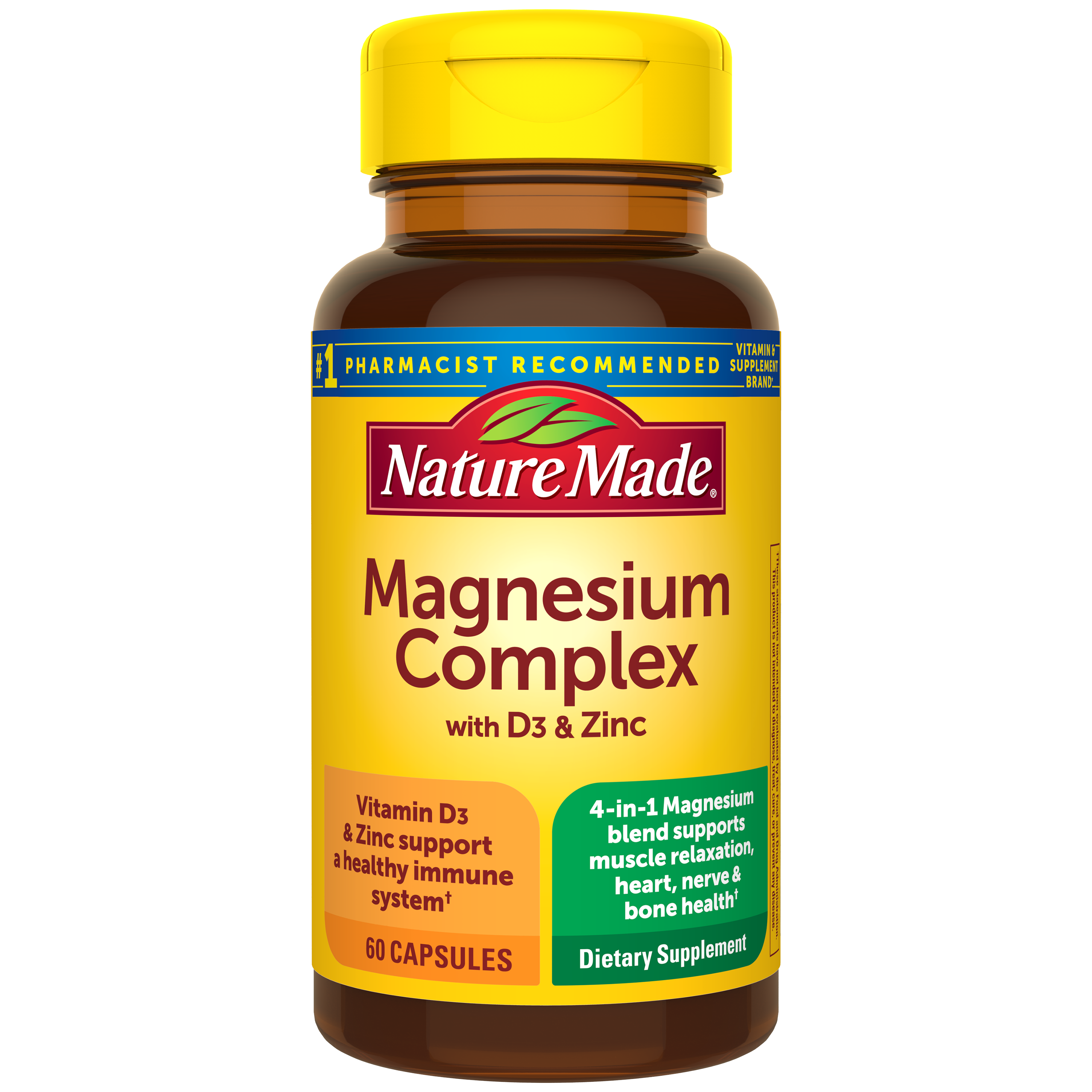 Magnesium Complex Capsules with D3 and Zinc & Nature Made®
