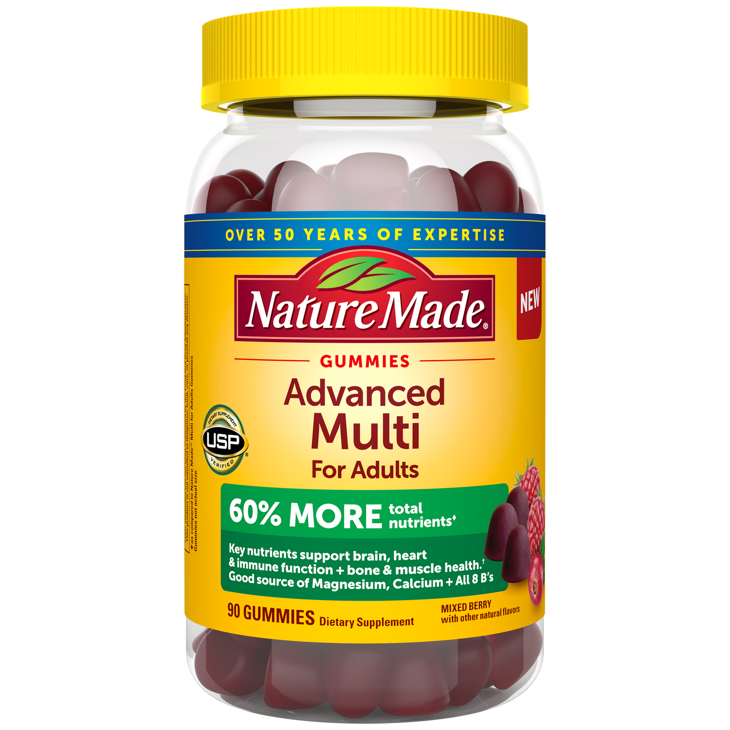 Advanced Multivitamin For Adults Gummies & Nature Made®