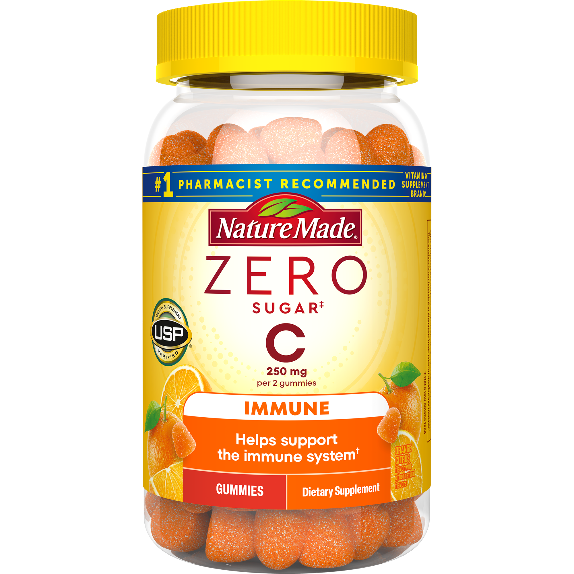 Zero Sugar‡ Vitamin C Gummies 250 Mg Per Serving & Nature Made®