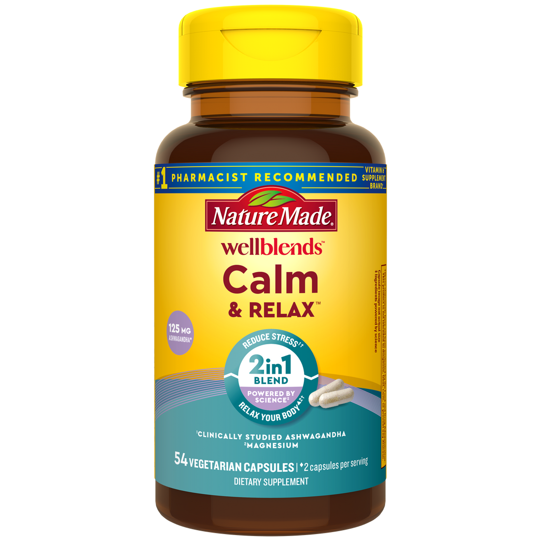 Calm & Relax™ | Ashwagandha + Magnesium Stress Support Supplement ...