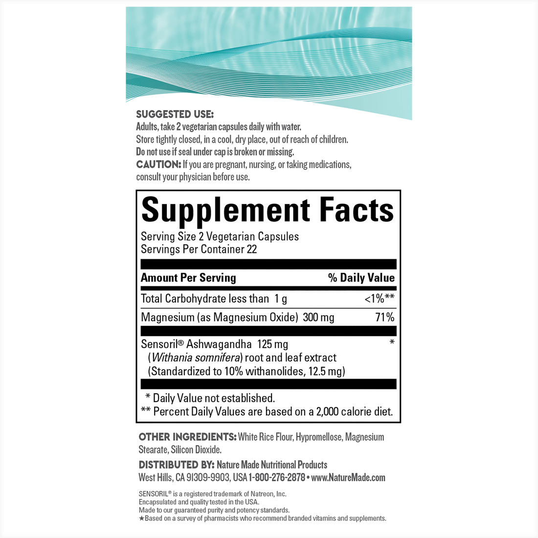 Calm & Relax™ | Ashwagandha + Magnesium Stress Support Supplement ...