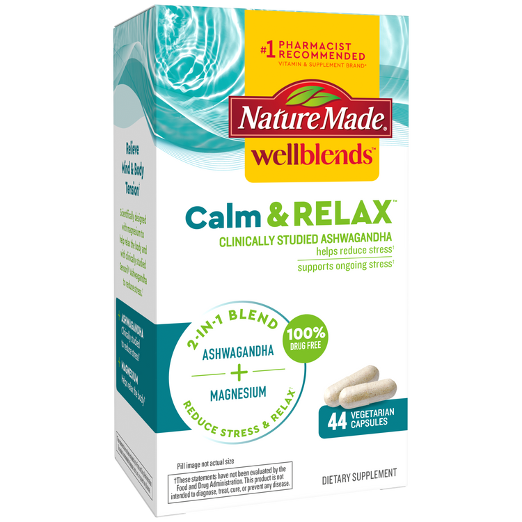 Calm & Relax™ | Ashwagandha + Magnesium Stress Support Supplement ...