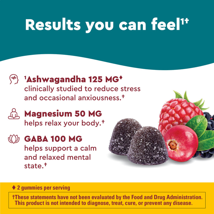 Wellblends™ Calm Mind & Body® Gummies & Nature Made®