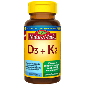 Vitamin D3 + K2 | Nature Made Bone Health & Immune Support Supplement ...