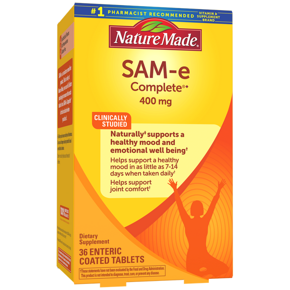 SAM-e Complete 400 mg | Restore Healthy Mood | Nature Made®