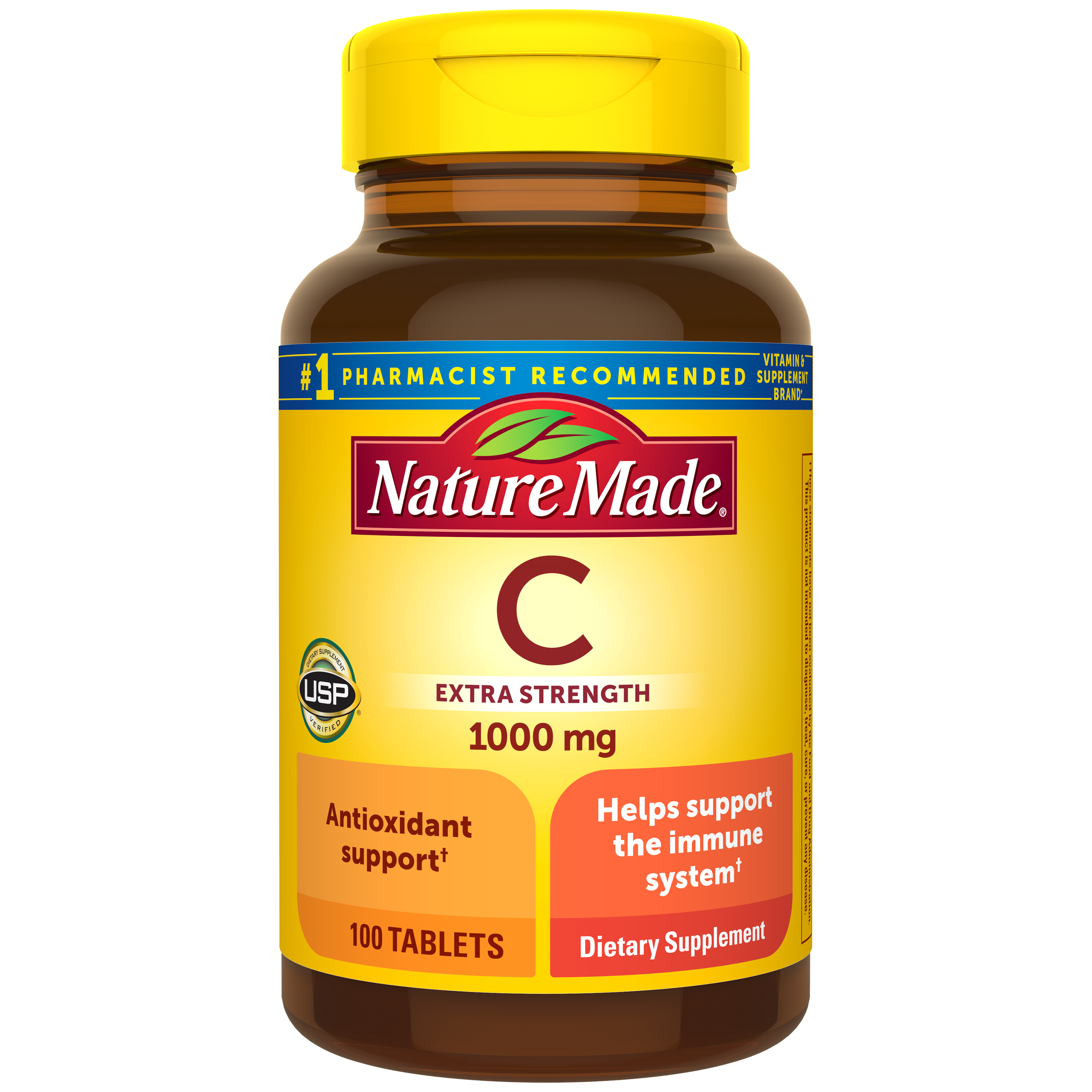 Vitamin C Extra Strength 1000 mg Tablets | Neutralize Free Radicals ...