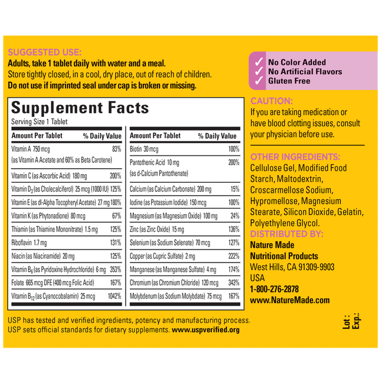 Nature Made® Women's Multi 50+ Tablets | Nature Made®