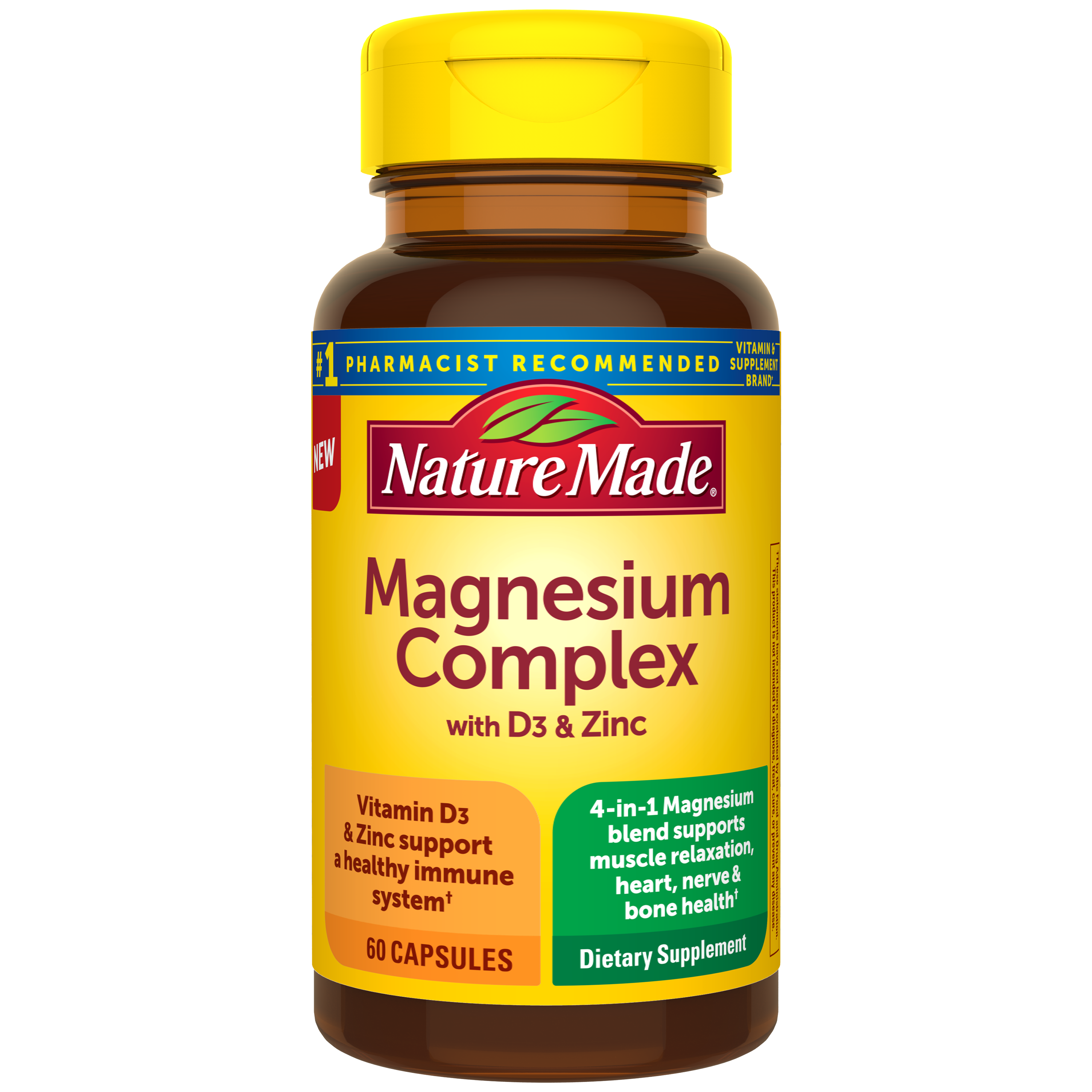 Magnesium Complex Capsules with D3 and Zinc & Nature Made®